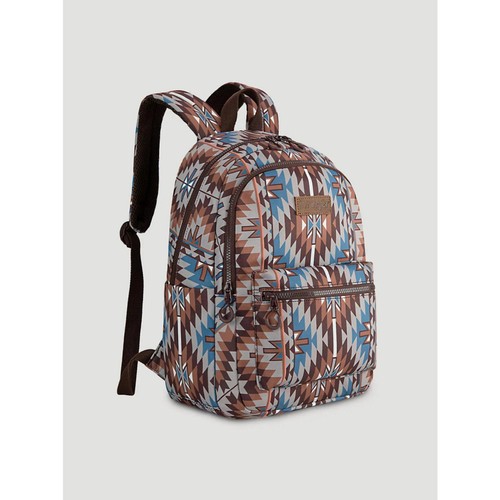 Wrangler Aztec Print Backpack -Coffee | eBay