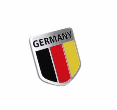 German Flag of Germany Aluminum Car Truck Emblem Badge Decal Sticker ...