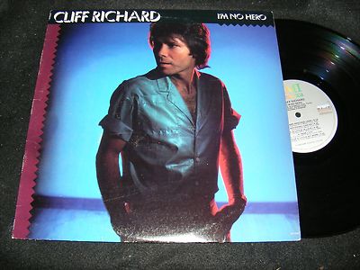 CLIFF RICHARD 1980 LP I'M NO HERO US Issue EMI America ALAN TARNEY ...