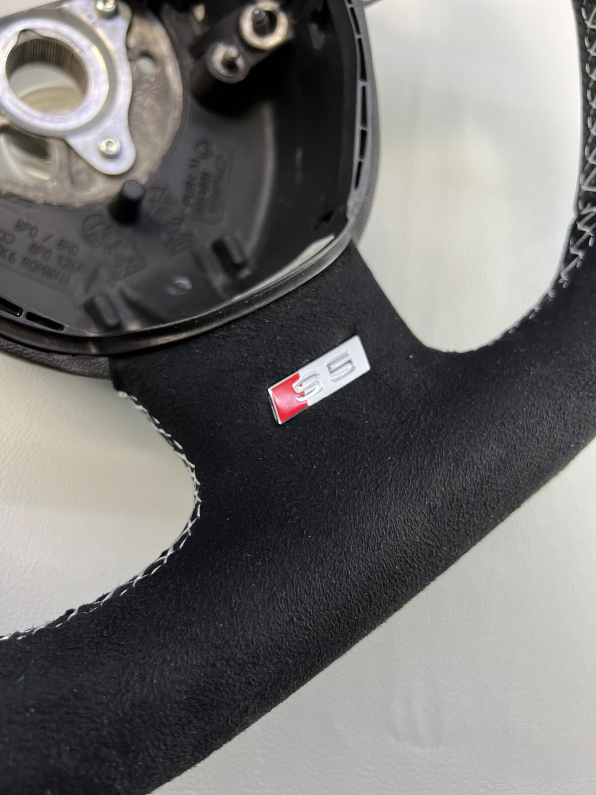 AUDI A5 S5 RS5 Steering Wheel FLAT BOTTOM Full Reshaped Steering wheel ...