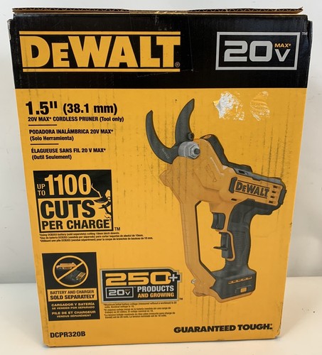 DEWALT DCPR320B 20V MAX 1.5" Cordless Pruner - Yellow for sale online ...