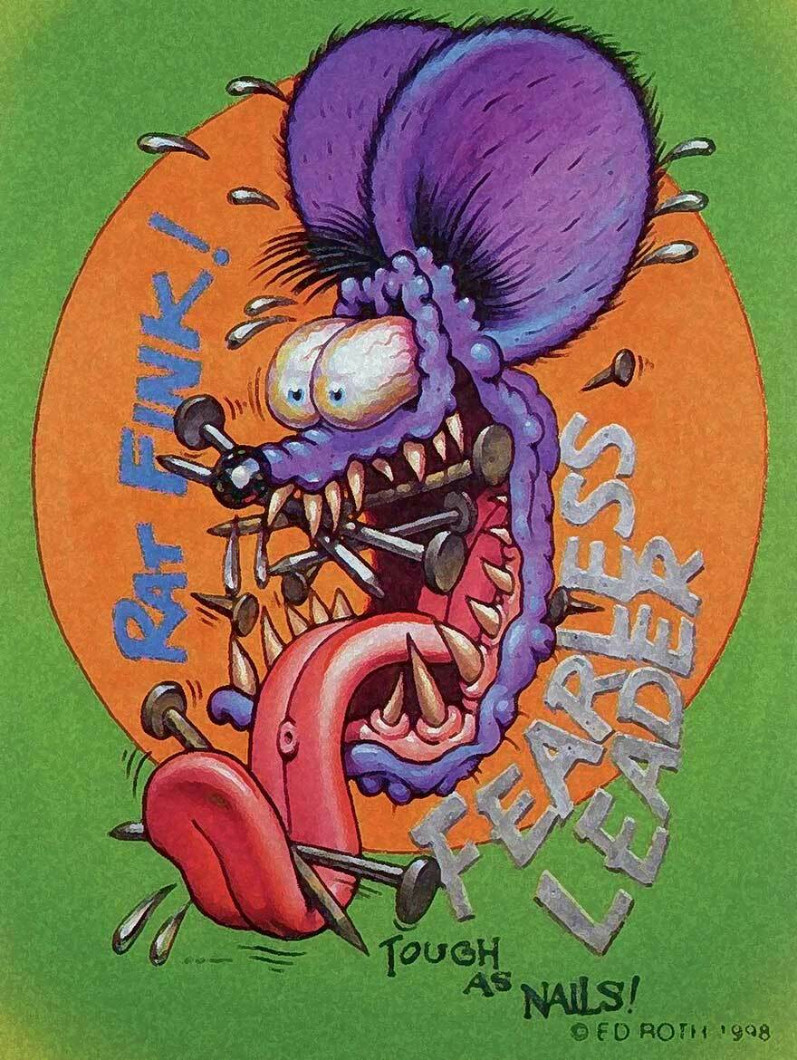 Garage Art Rat Fink Ed Big Daddy Roth Inspired Rat Fink Blown