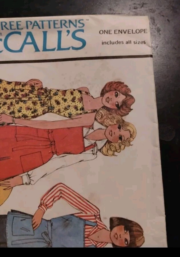 Vintage 1975 McCall's Sample Sewing Pattern Size P-S-M-L *UC FF Butcher ...