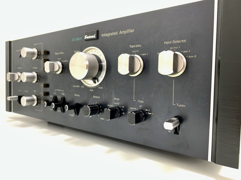 Sansui Au-9900 Stereo Amplifier 80+80 Watts RMS + Original Box Vintage ...