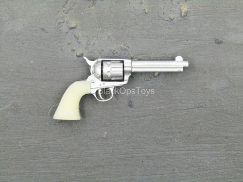 1/6 Scale Toy Western Set - Silver Colt .45 Peacemaker w/Bone Grip | eBay