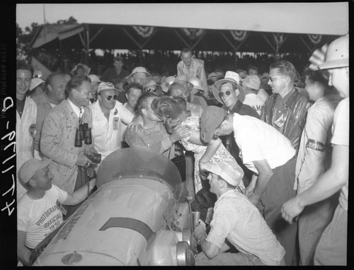 Johnnie Parsons winner of the 1950 Indianapolis 500, 1950 Indy Photo 2 ...