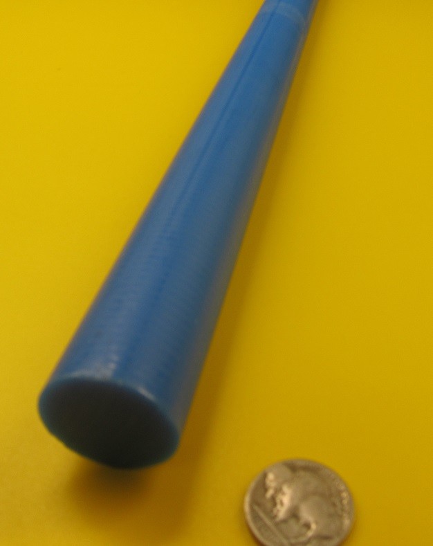 Nylon 6 Cast Round Rod, Blue Heat Stabilized 1.00" Dia x 48" Length | eBay