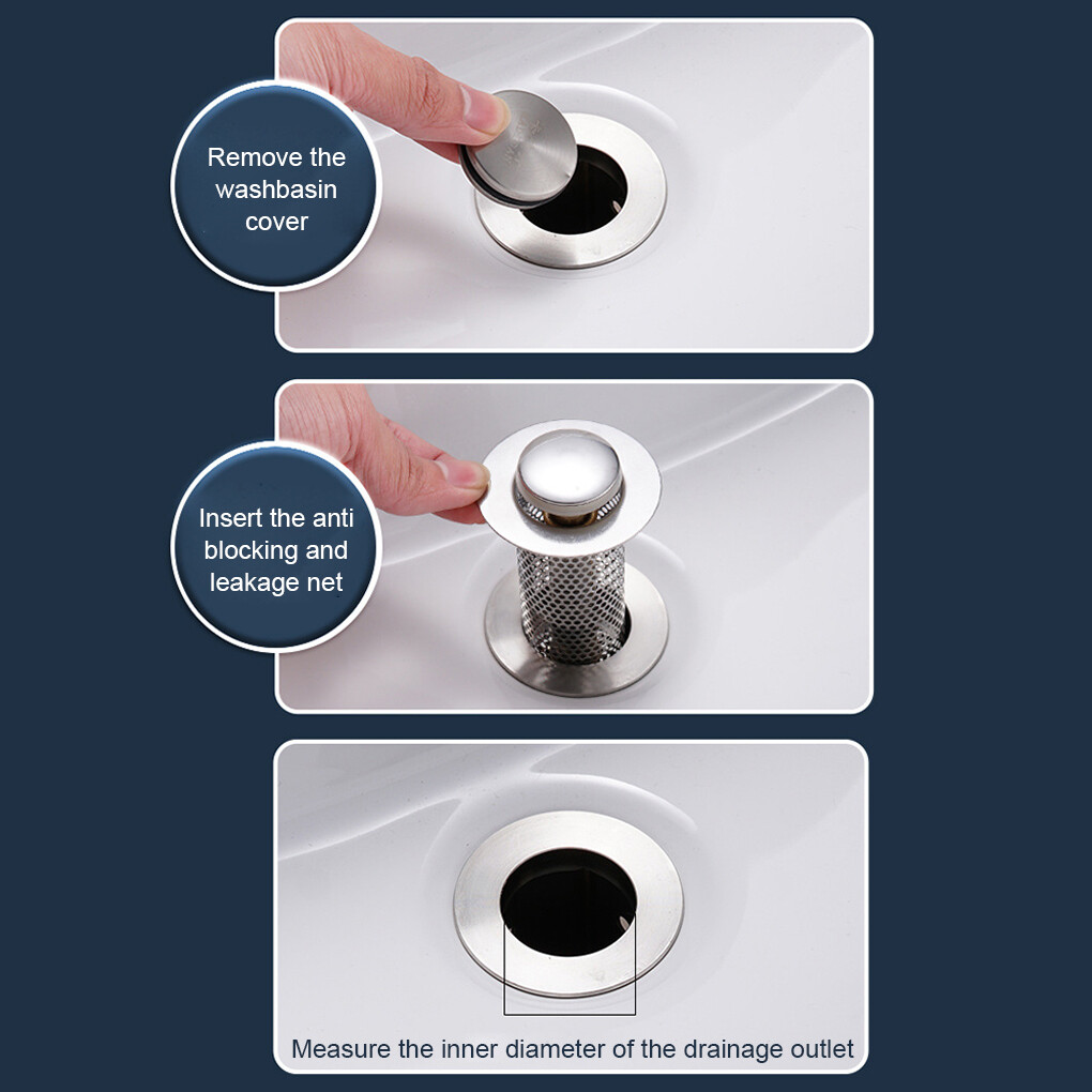 Wear Resistant Shower Drain Filter Valve Easy To Install Anti-odor Sink ...