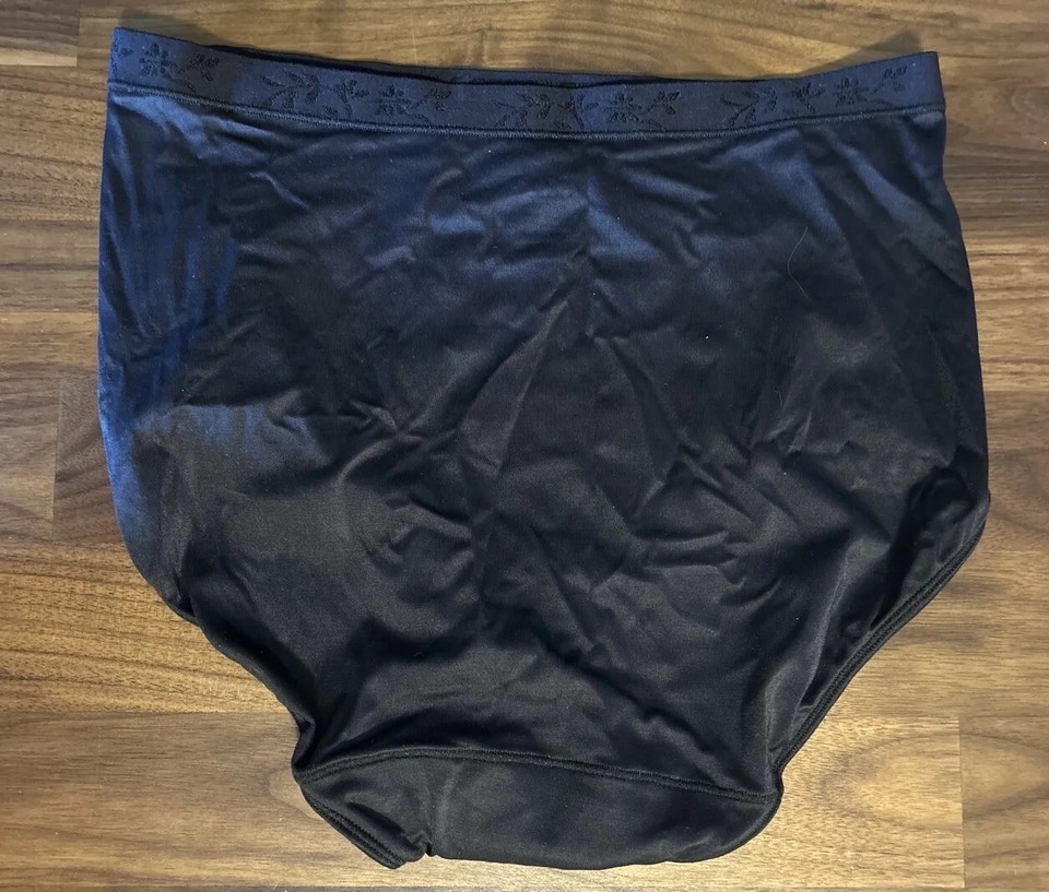 Vintage Vanity Fair Body Fresh Illumination Brief Panties Size 6 Black ...
