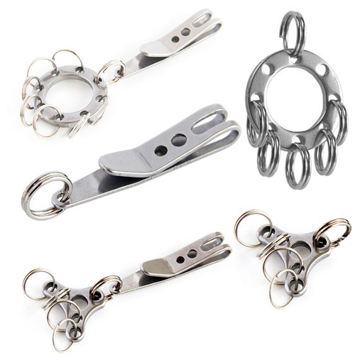 Mini Pocket Clips Carabiner Bag Waist Belt Clip Key Buckles Holder ...
