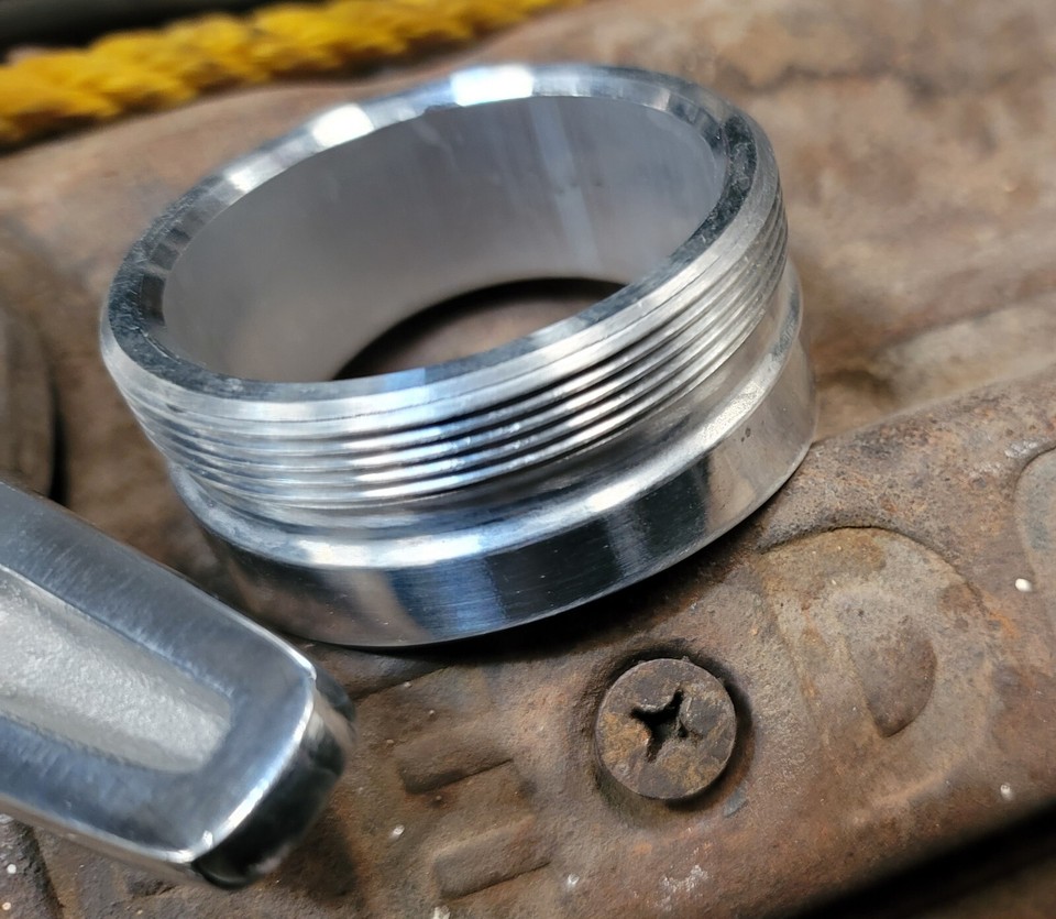 MOON Aluminum SPINNER CAP w Threaded BUNG Hot Rod MOONeyes Gas Tank vtg ...