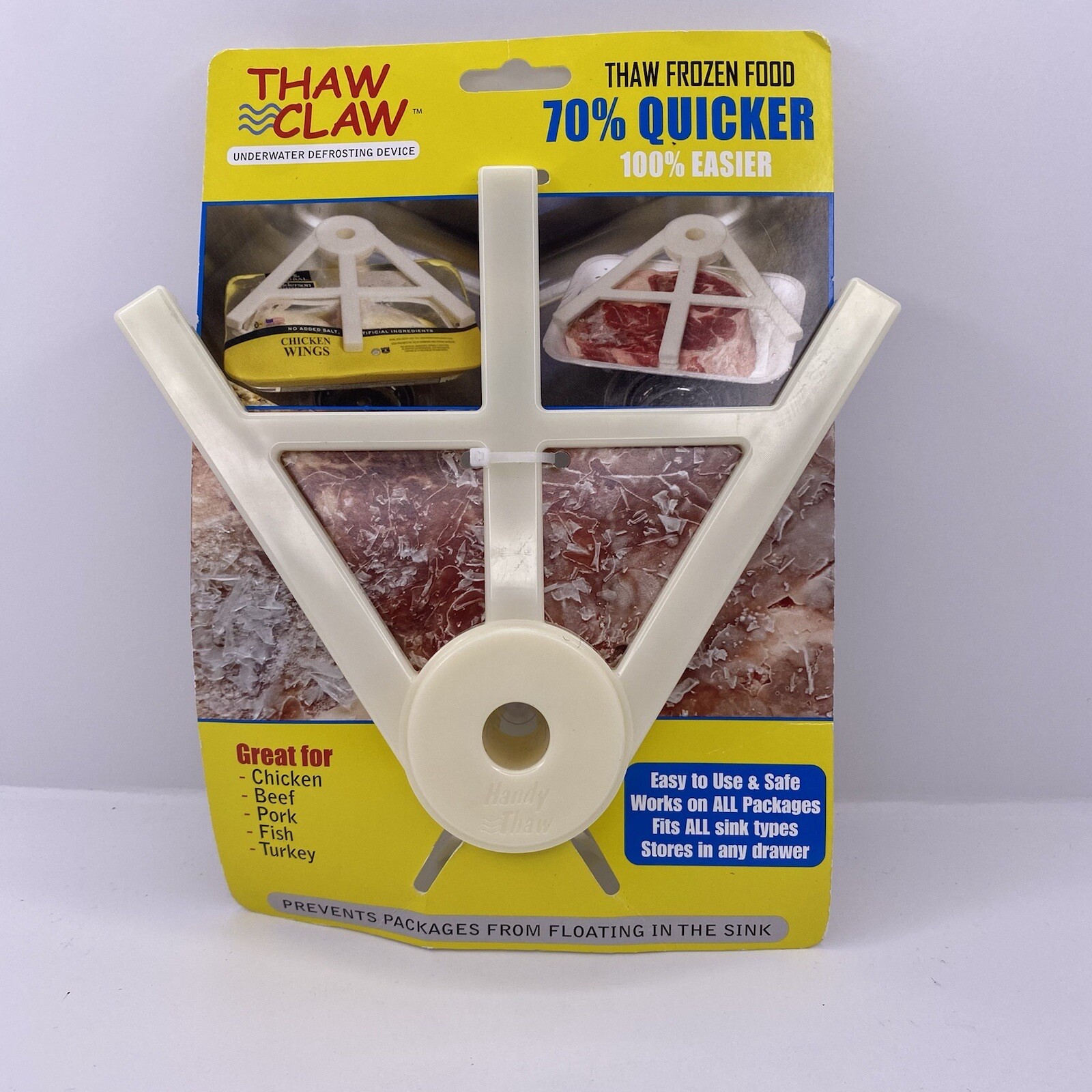 Thaw Claw Helps Frozen Meat 7x Faster and 100percent Safer Thaws in ...