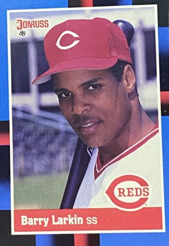 1988 Donruss 492 Barry Larkin Cincinnati Reds Baseball Card Ebay