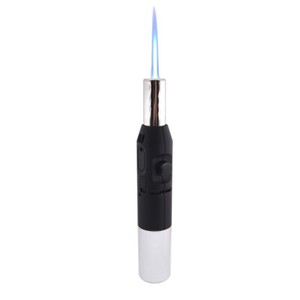 Pen Jet Butane Torch Lighter Safety Lock & Adjustable Flame Refillable ...