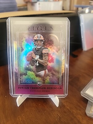 2023 Panini Origins Dorian Thompson-Robinson Rookie RC #140 Holo Red ...