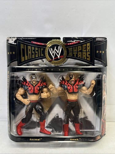 WWE WWF Classic Superstars Legion Of Doom LOD Hawk Animal Road Warriors ...