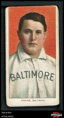 1909 T206 Doc Adkins Eastern League - Baltimore 1.5 - FAIR | eBay