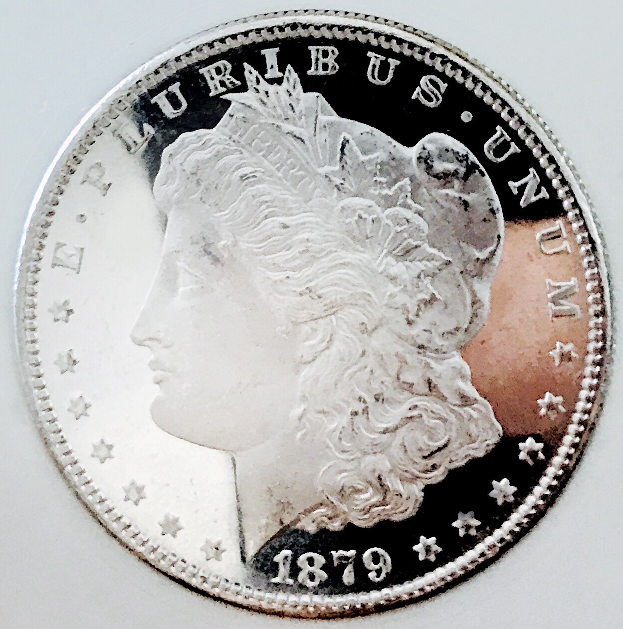 1879 S MORGAN FLAWLESS GEM BU++++ CAMEO DMPL! CRAZY THICK CONTRAST! NR ...