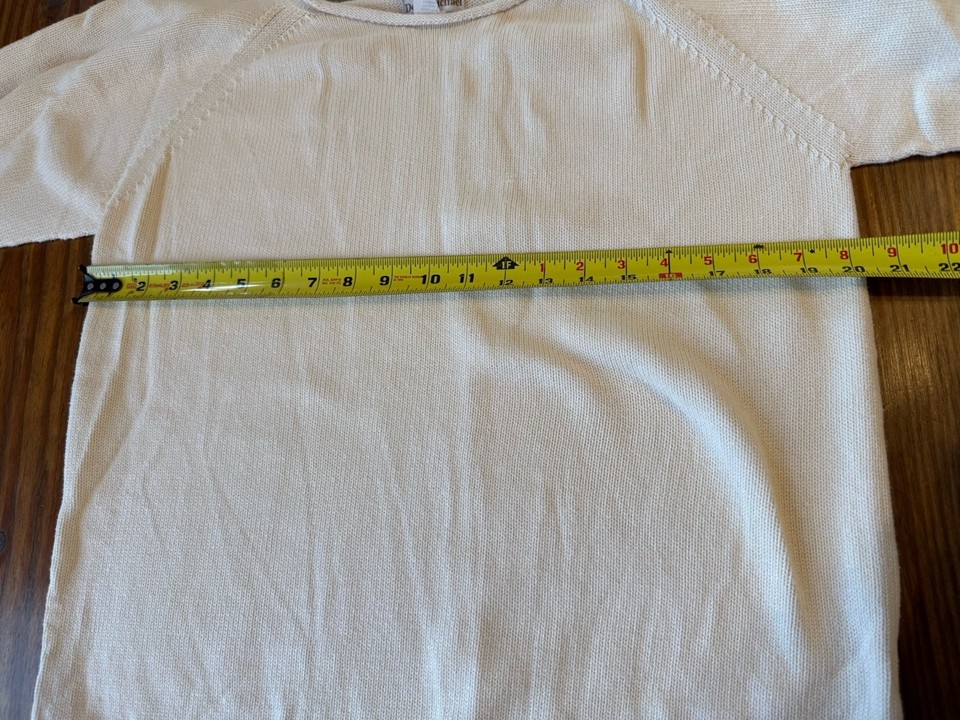 Vintage Dean Michael Pull Over Sweater Cream Knit Small Made USA | eBay