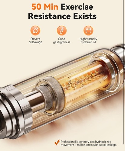 Portable Stair Stepper Excerise W/ Resistance Bands Timer Home Travel ...