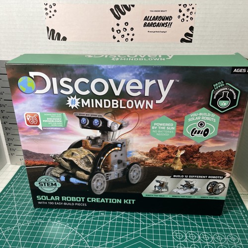 Discovery Mindblown Solar Robot Creation Kit 190 Pcs New In Box | eBay