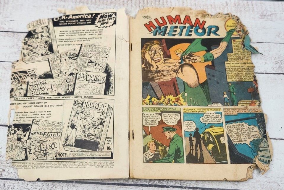 Champ Comics #15 Harvey 1941 Rare Golden Age Reed Crandall Cover | eBay