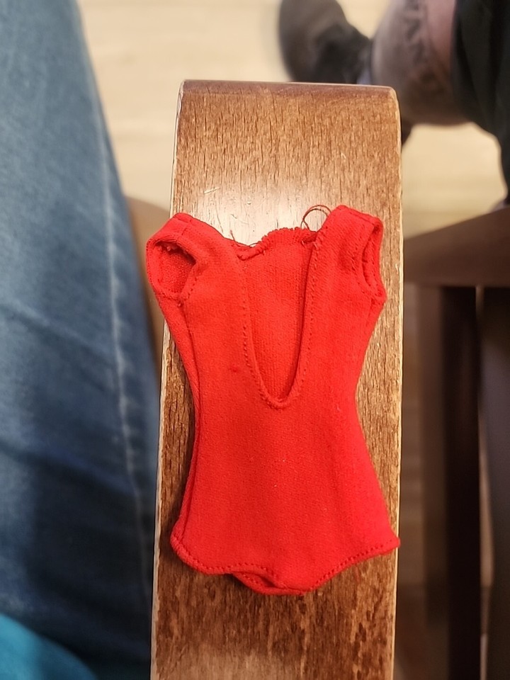 Vtg 60’s Original Red Helenca Swimsuit For Barbie Swirl~Ponytail~Bubble ...