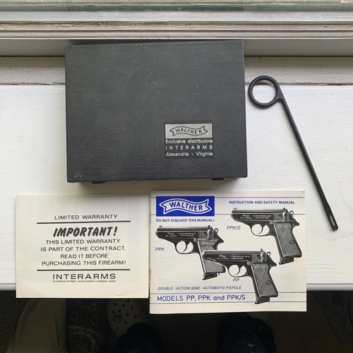 Walther PPK, PP, PPK/s Factory Box /Case, Manual & Cleaning Rod | eBay