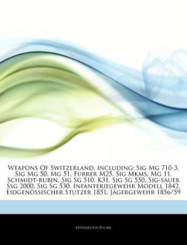 Articles on Weapons of Switzerland, Including : Sig Mg 710-3, Sig Mg 50 ...