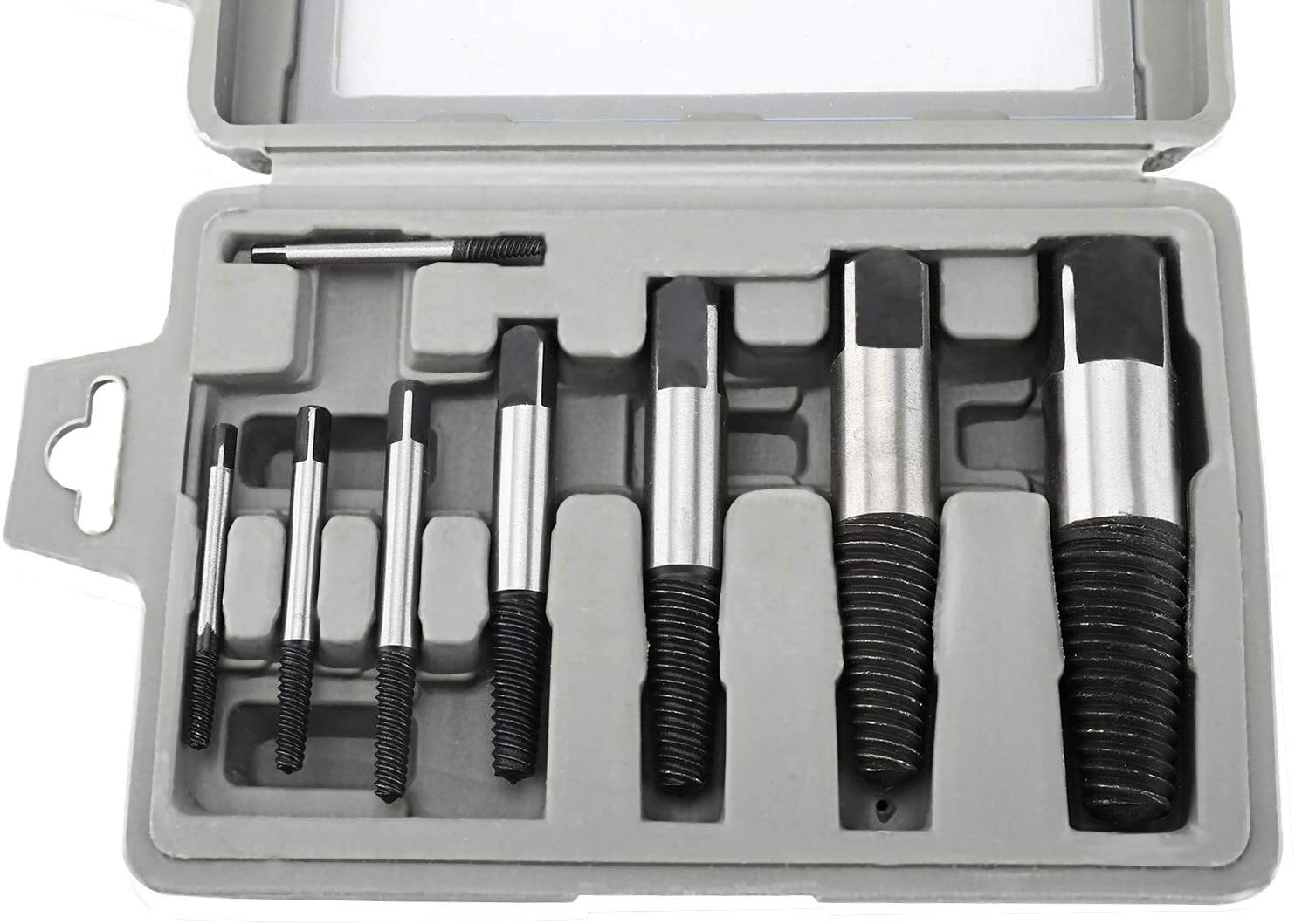8pc JUMBO SCREW EXTRACTOR SET EZ OUT DAMAGED BOLT STUD PIPE REMOVER 5/ ...