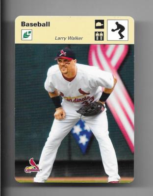 2005 Leaf - LARRY WALKER - Green Fielding Sportscasters - CARDINALS #d ...