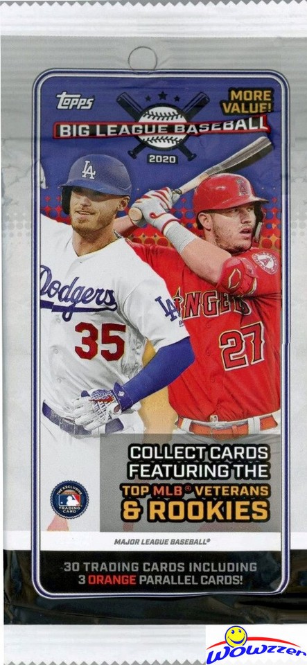 (7) 2020 Topps Big League Baseball EXCLUSIVE Jumbo Fat Cello Pack-210 ...