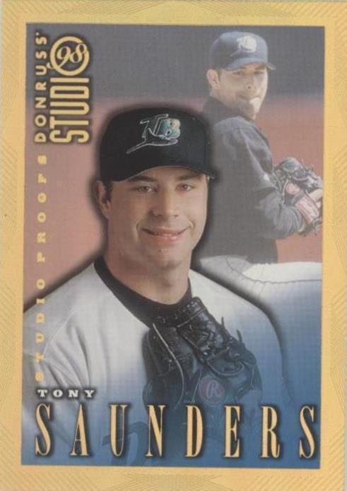 1998 Donruss Studio - Tony Saunders #209 Studio Proofs Gold /300 for ...