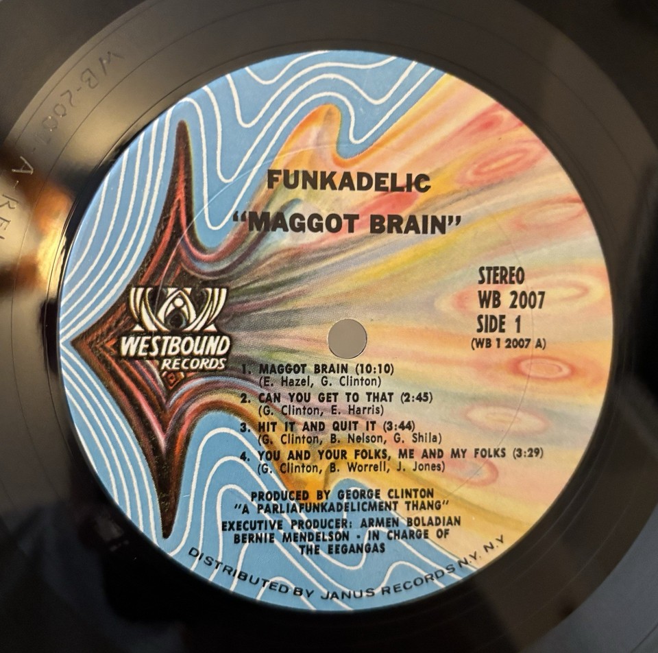FUNKADELIC Maggot Brain 1971 FUNK PSYCH SOUL LP Original WESTBOUND ...