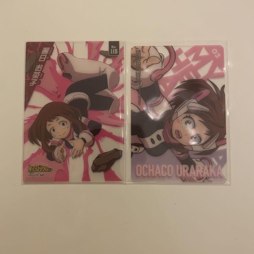 My Hero Academia Uraraka Ochaco Clear Card Keychain Set of 2 Cute ...