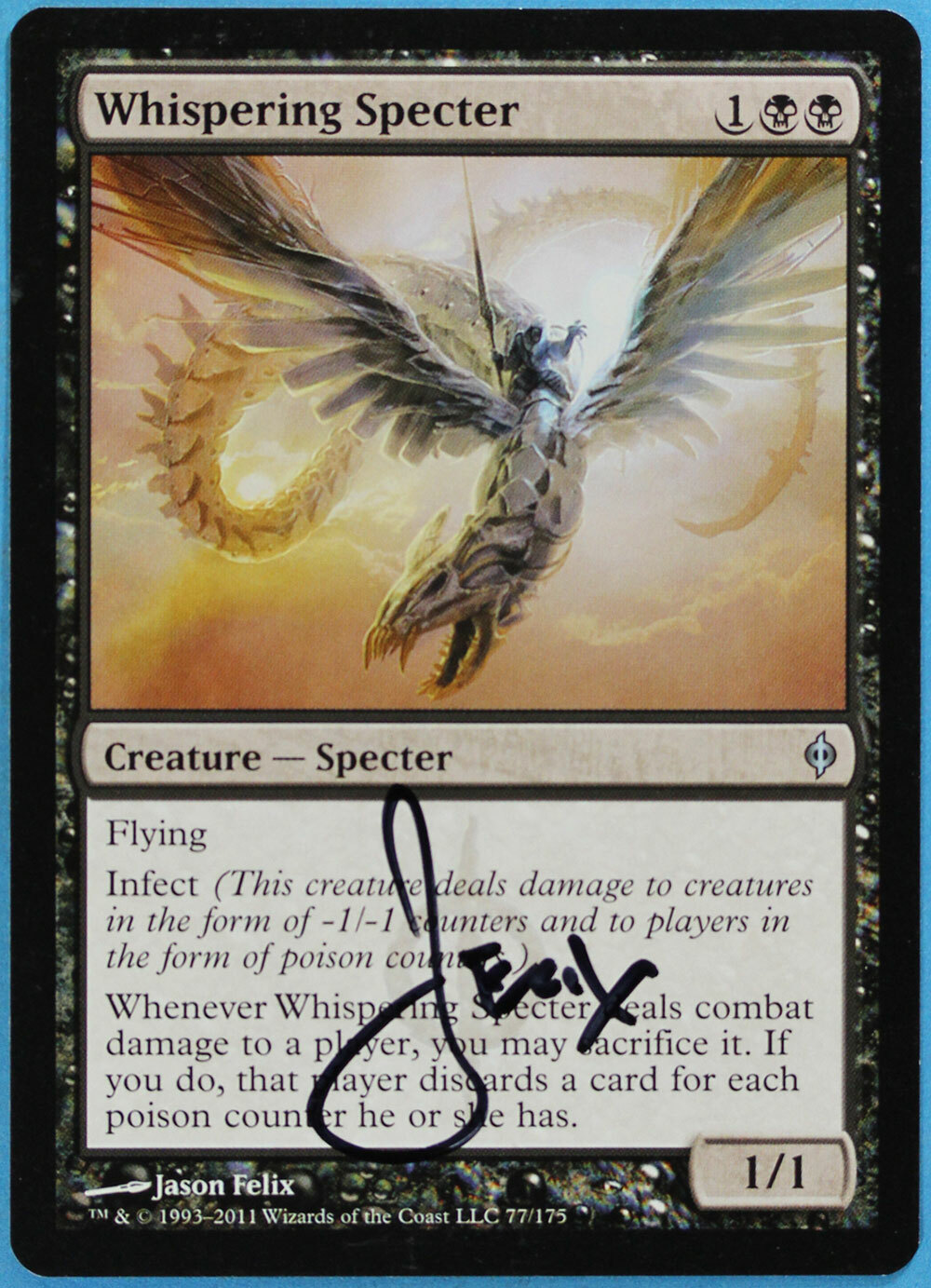 Whispering Specter New Phyrexia NM Artist Signed CARD (ID# s4208 ...