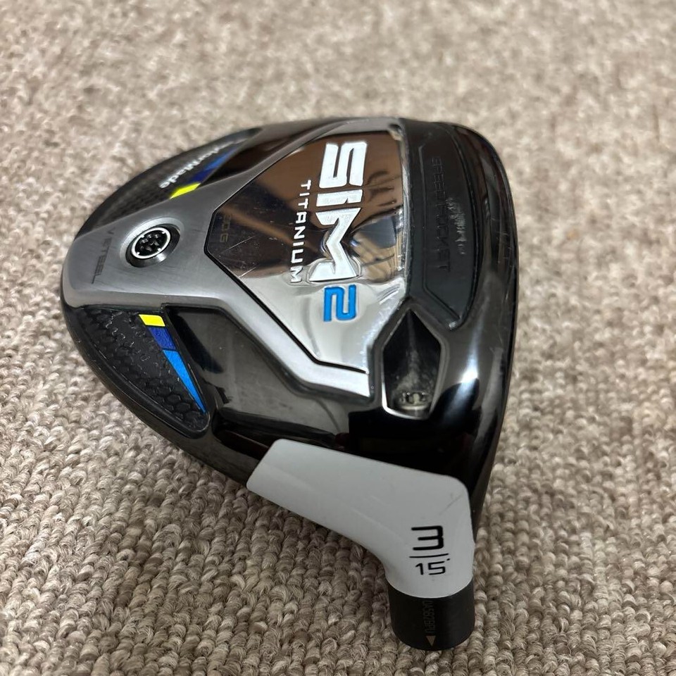 TaylorMade SIM2 3W 15° Fairway Wood Titanium Head w/ Headcover Right ...