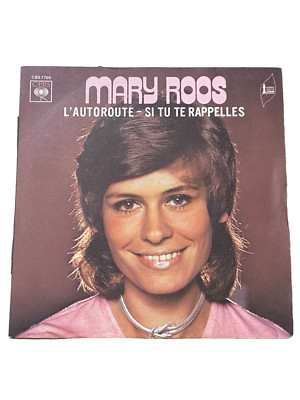 ANCIEN DISQUE VINYLE 45 TOURS MARY ROSS L AUTOROUTE SI TU TE RAPELLES | eBay
