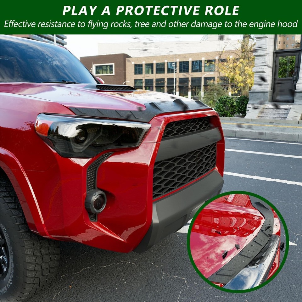 For 2010-2024 Toyota 4Runner Hood Protector Hood Shield Hood Deflector ...