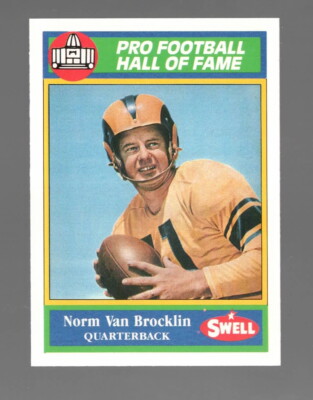 1990 Swell Greats #41 Norm Van Brocklin NM/Mint | eBay