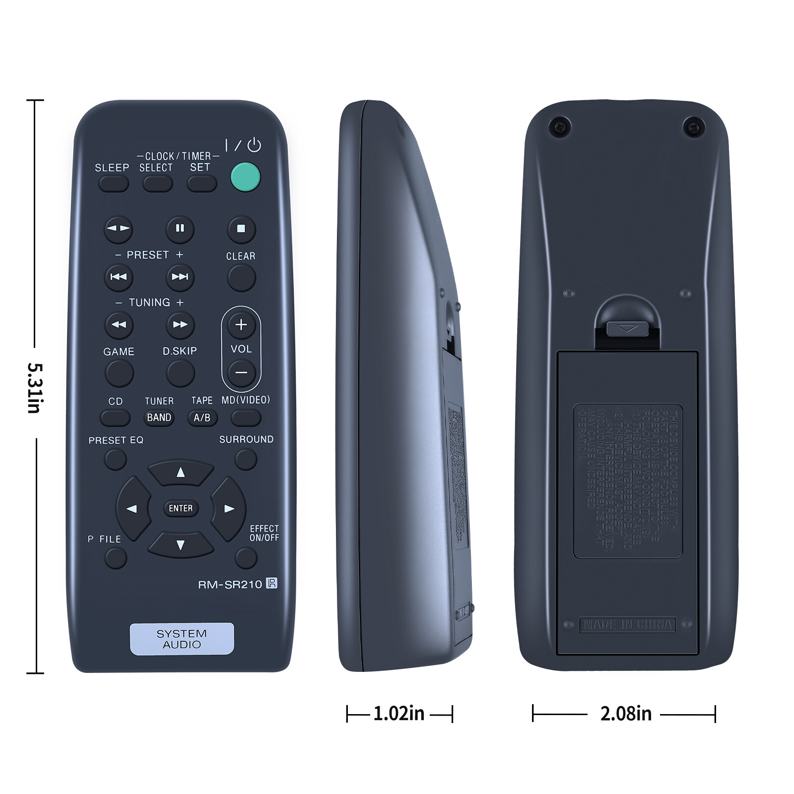 New RM-SR210 Remote Control For Sony System Audio 147650311 HCD-RG70AV ...