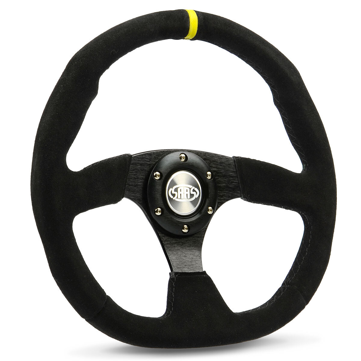 SAAS Steering Wheel D1-SWB-FS2 & billet boss for Flaming River GM Style ...