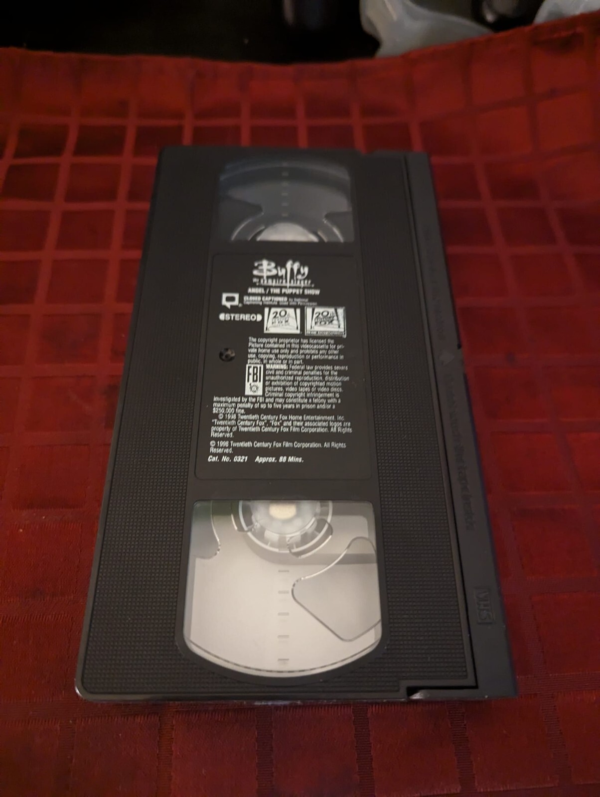 Buffy the Vampire Slayer - VHS Video Tape - Angel + The Puppet Show ...