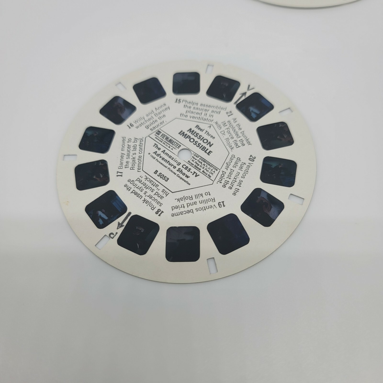 1968 VIEW-MASTER Packet MISSION IMPOSSIBLE TV Series Complete w ...