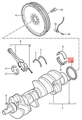 Genuine PORSCHE 911 991 Carrera Cayenne GT2 Macan Shaft Oil Seal ...