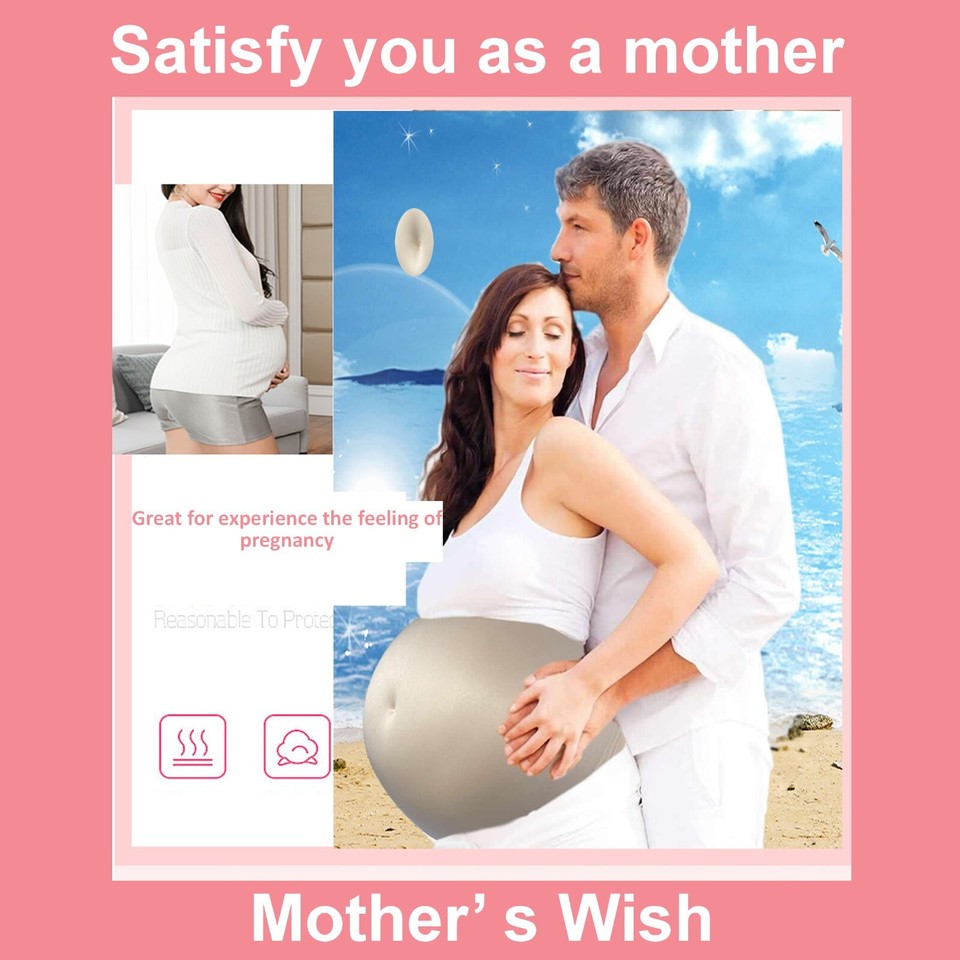 BIMEI Sextuplets Fake Pregnancy Sponge Belly Adjustable Lightweight ...