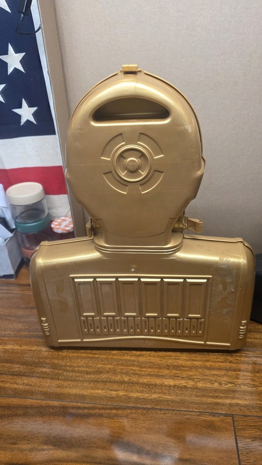 1980s Vintage Star Wars C-3PO & Darth Vader Action Figure Storage Cases ...