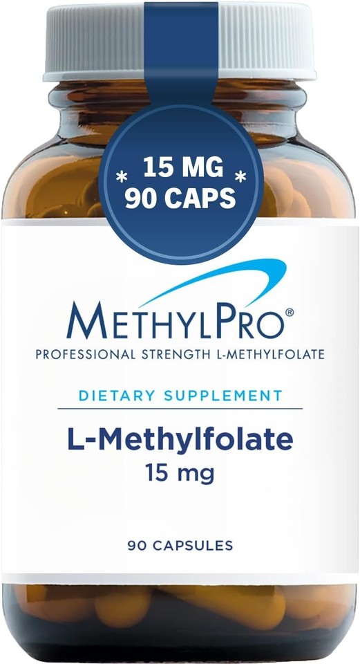 MethylPro 15mg L-Methylfolate - (90 Capsules) 90 Count (Pack of 1 ...