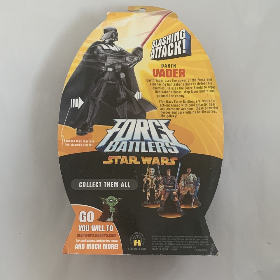 2005 STAR WARS Force Battlers DARTH VADER Revenge Of The Sith ROTS NEW ...