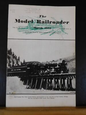 Model Railroader Magazine 1935 March HO gauge cowcatcher | eBay